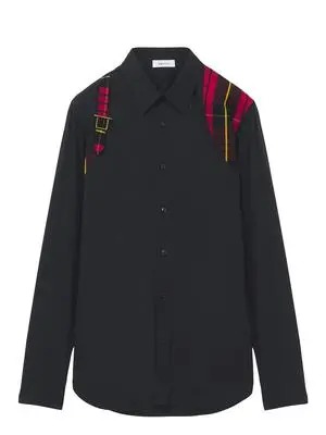 Alexander McQueen Tartan Harness Shirt - Black