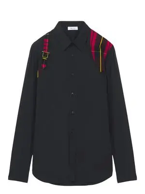 Alexander McQueen Tartan Harness Shirt - Black