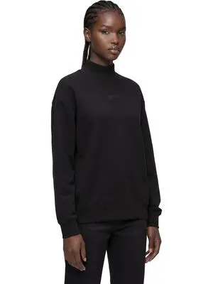 KL JEANS Karl Lagerfeld Jeans Open-Back Turtleneck Sweatshirt