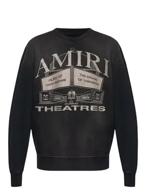 Amiri Theaters Vintage Crew T-shirt - Black