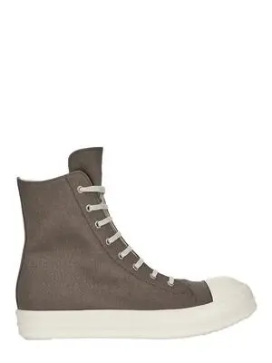 RICK OWENS Rick Owens Denim High Top Sneakers