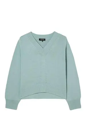 Whistles Relaxed Fit Cotton Jumper - Blue