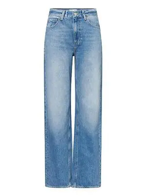 Paige Emilie Cotton Denim Jeans - Mariners