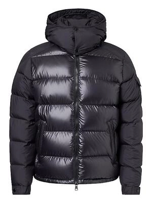 Moncler Maya Padded Nylon-down Jacket - Black