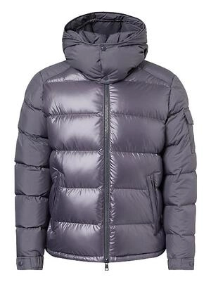 Moncler Maya Padded Nylon-down Jacket - Grey