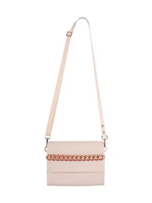 Havaianas Silicone Cross-body Bag With Chain Detail - Beige