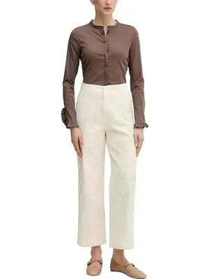MOS MOSH Long Sleeve Buttoned Shirt - Brown
