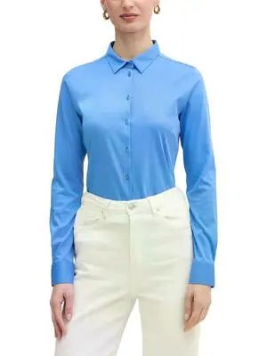 MOS MOSH Tina Long-sleeve Shirt - Blue