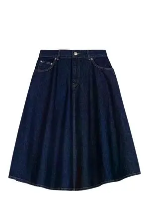 MAJE Maje A-Line Midi Skirt