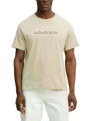 Michael Kors Logo-lettering T-shirt - Neutrals