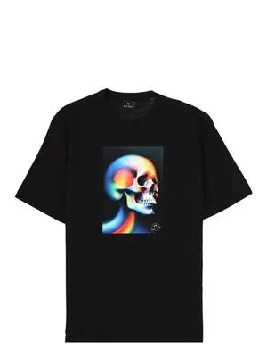 Paul Smith Graphic Print T-shirt For - Black