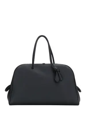 Jacquemus JACQUEMUS Grand Turismo Leather Shoulder Bag Black