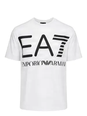 EA7 S Graphic Logo T-shirt - White