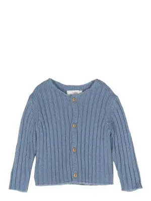 TEDDY & MINOU Mini Blueberry Tricot Sweater For Babies - Azure