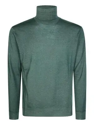 Altea Merino Wool Turtleneck Sweater - Verde