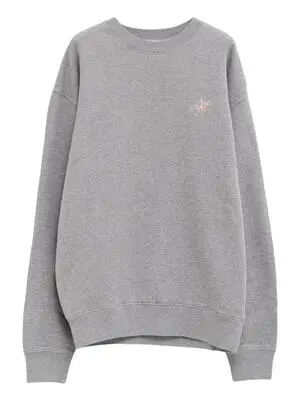 JW Anderson Crew Neck Cotton Sweatshirt - Grey