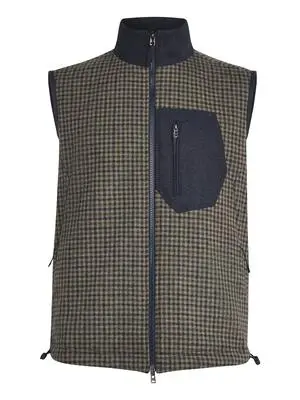 Sease Reversible Padded Gilet - Green