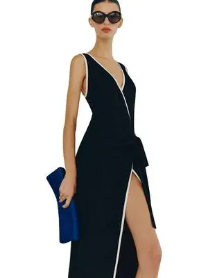 REFORMATION Selene Dress - Black