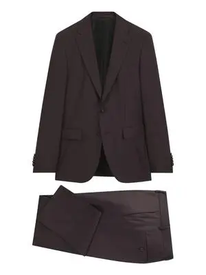 BOSS Two-piece Slim-fit Suit In Italian Virgin Wool - Light Brown