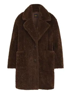BOSS BOSS Teddy Coat With Adjustable Collar