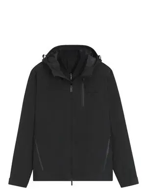 BOSS Porsche X Three-in-one Jacket With Detachable Bomber - Black
