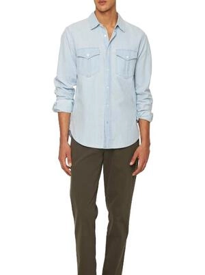 Orlebar Brown Colburn Tailored-fit Shirt - Wave Blue