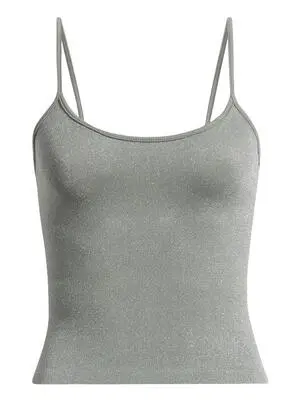 BDG URBAN OUTFITTERS Molly Glitter Cami With Spaghetti Straps - Grey