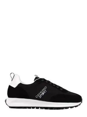 CAVALINHO Sport Low-top Leather And Fabric Sneakers With Eva Sole - Black