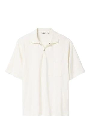 TOMBOLO Raglan Mesh Polo - White