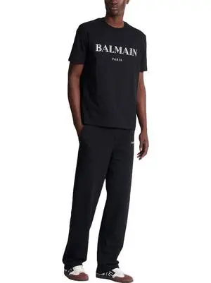 Balmain T-shirt With Print - Black