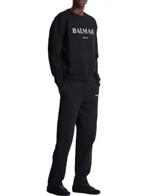 Balmain Printed Sweatshirt - Black