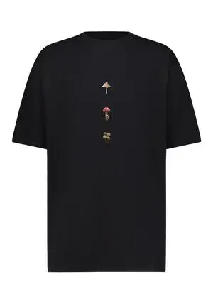 UCHÈ Chè Mushroom Graphic T-shirt - Black