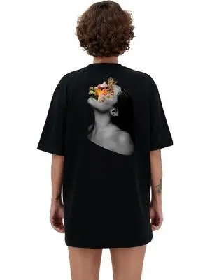 UCHÈ Mushroom Graphic T-shirt - Black