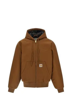 Carhartt Work In Progress 'og Active In Canvas Dearborn' Jacket Brown