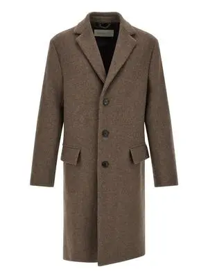 DRIES VAN NOTEN DRIES VAN NOTEN Rustic Wool Blend Coat