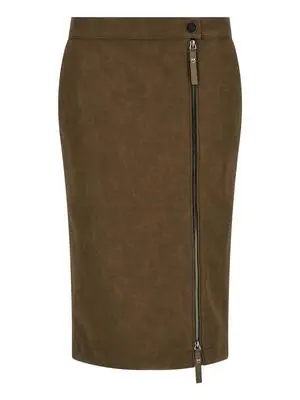 Pinko Pencil Skirt - Brown