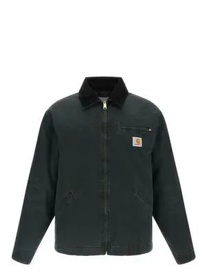 Carhartt Work In Progress Carhartt WIP Dearborn Organic Cotton Canvas Jacket Green