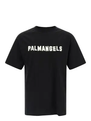 PALM ANGELS Logo Print T-shirt