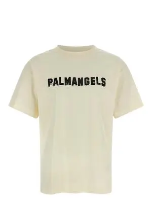 Palm Angels Logo Print T-shirt - White