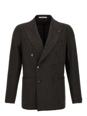 Tagliatore Montecarlo' Blazer - Brown