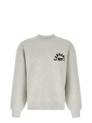 Carhartt Work In Progress Arch Script' Embroidery Sweatshirt - Gray