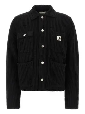 Carhartt Work In Progress Michigan Sweater Cardigan - Black