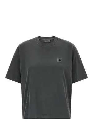 Carhartt Work In Progress Nelson T-shirt In Organic Cotton - Gray