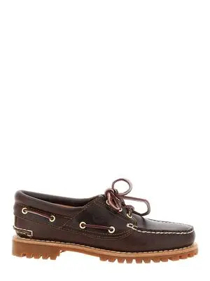 Timberland Timberland Authentic Leather Boat Shoe Brown
