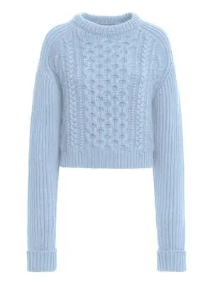 MALO Malo Cable Knit Crewneck Sweater