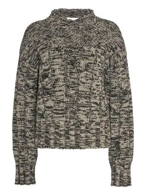 MALO Malo Virgin Wool-Cashmere Mock Turtleneck Sweater