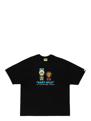 A BATHING APE X Disney Donald Duck Baby Milo Relaxed Fit Tee Shirt - Black