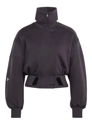 Stella McCartney STELLA MCCARTNEY X Adidas Cropped Bomber Jacket Black