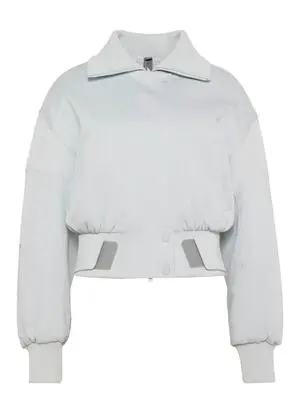 Stella McCartney STELLA MCCARTNEY X Adidas Cropped Bomber Jacket Grey