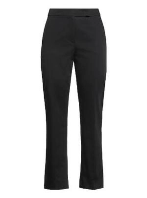 Max Mara Cotton Elastane Bootcut Pants - Black